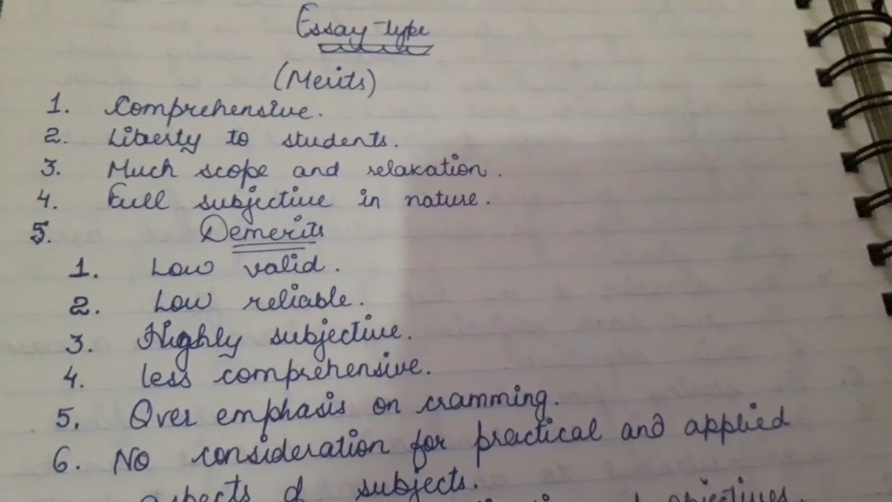 types Of Test Explanation Of Essay Type Test YouTube types-of-test-explanation-of-essay-type-test-youtube