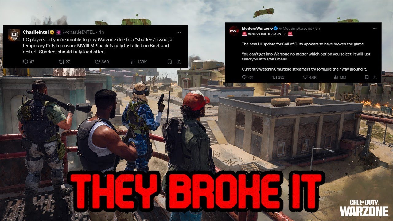 New COD HQ UI Update Breaks MW3 and Warzone - YouTube