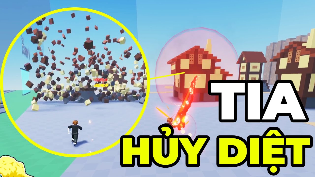 Mình đã sở hữu tia hủy diệt tối thượng | Anime Destruction Simulator ...