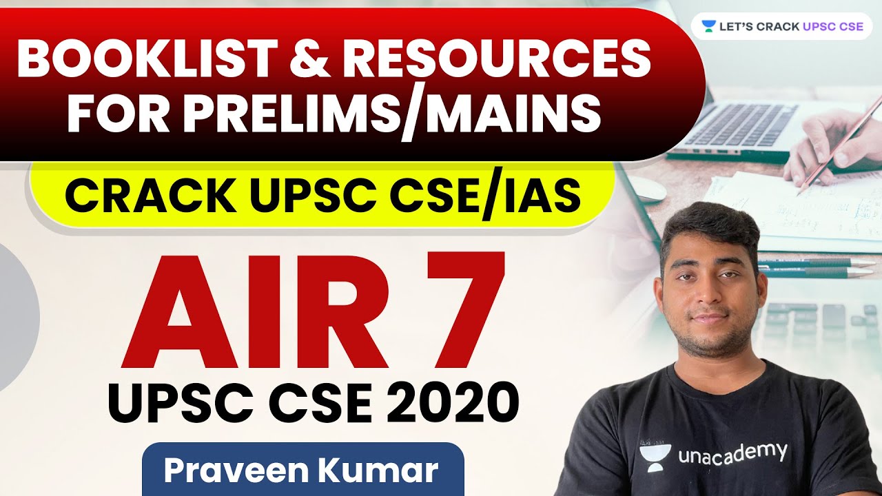 Booklist & Resources for Prelims/Mains | Crack UPSC CSE/IAS | Praveen ...