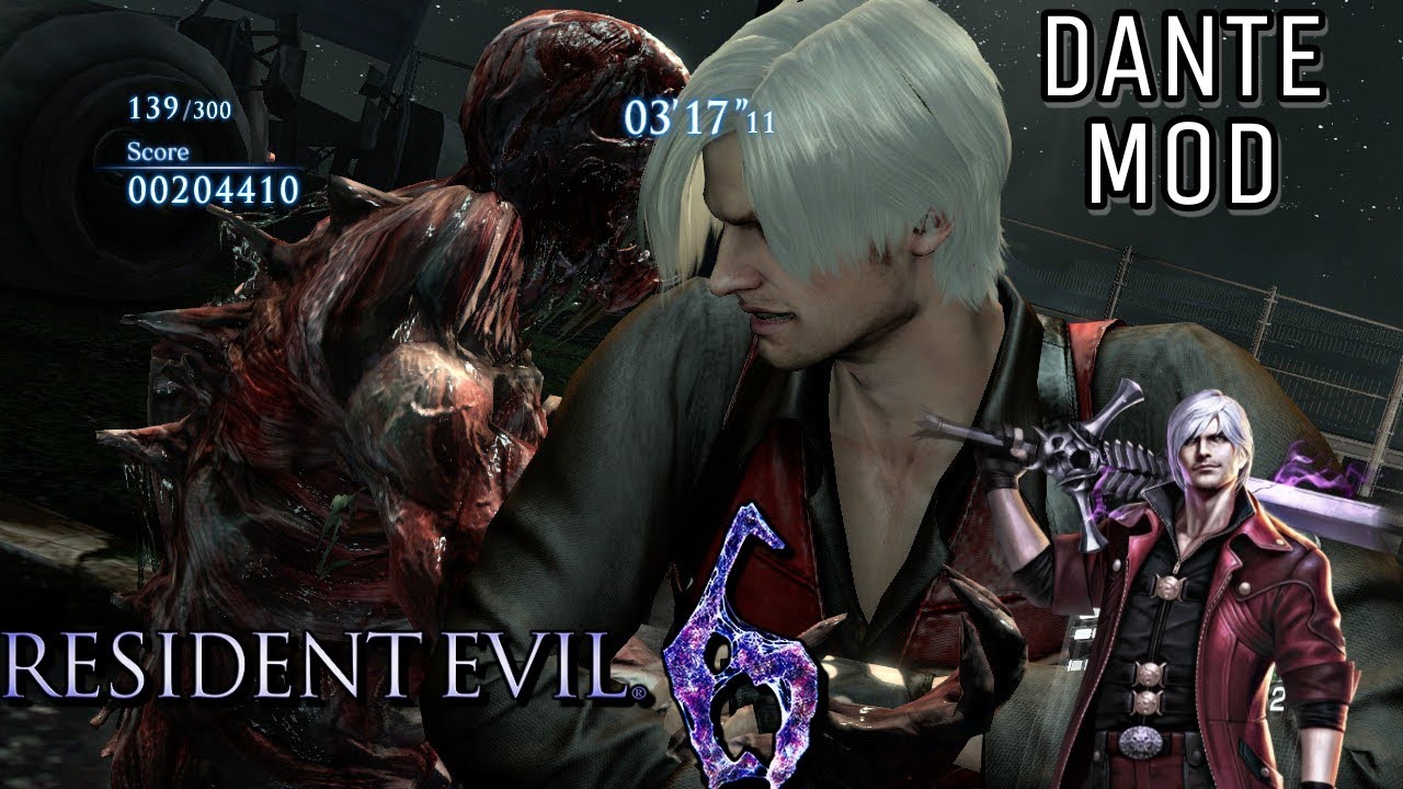 RESIDENT EVIL 6 : DANTE MOD (HINDI GAMEPLAY. - YouTube