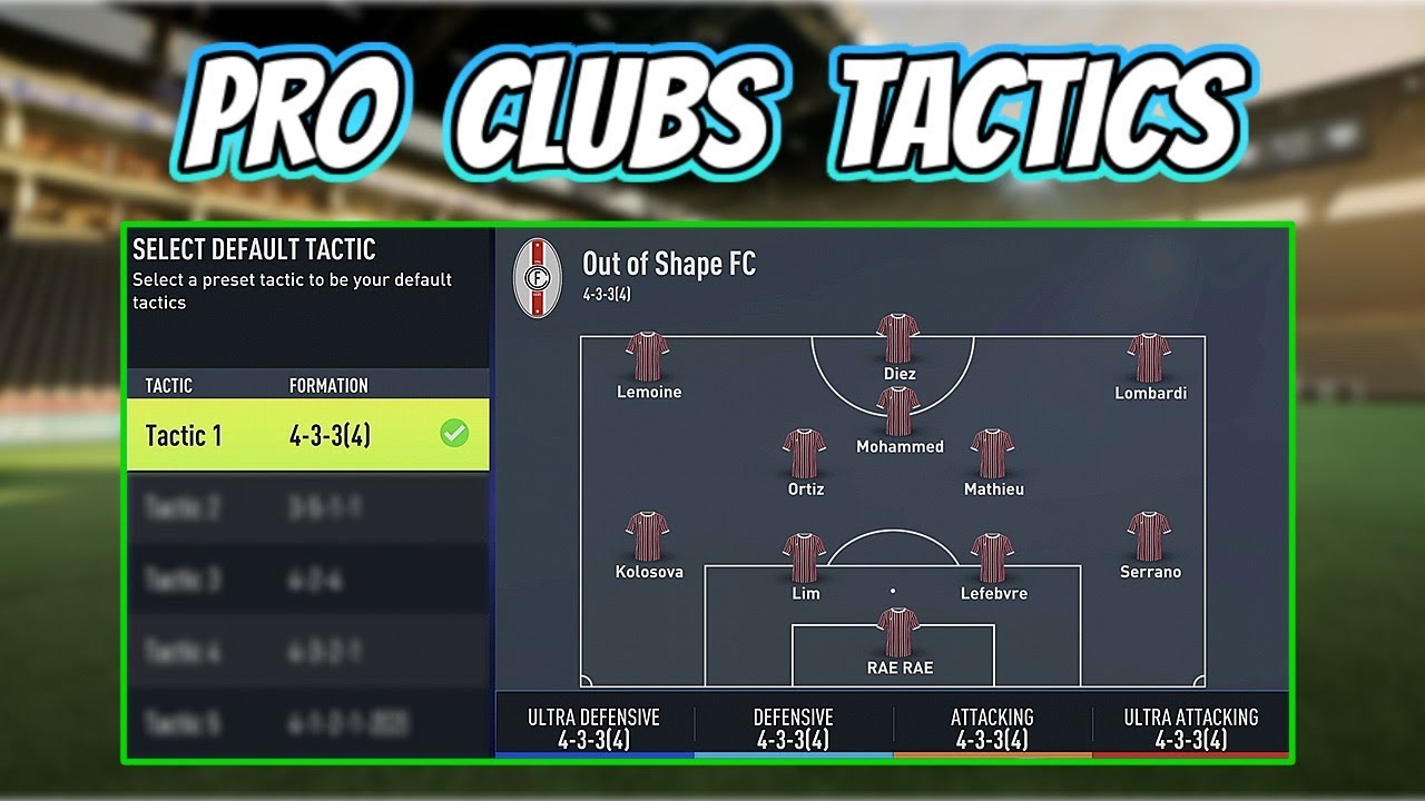 Best Formation In Fifa 22 Pro Clubs at Nancy Langley blog