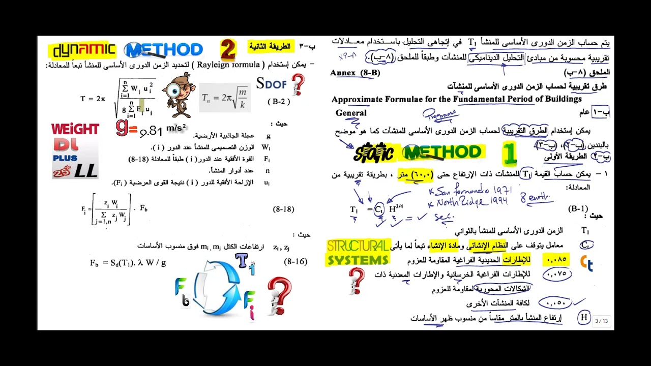 Fundamental Time Period (T1) Part 3 - YouTube