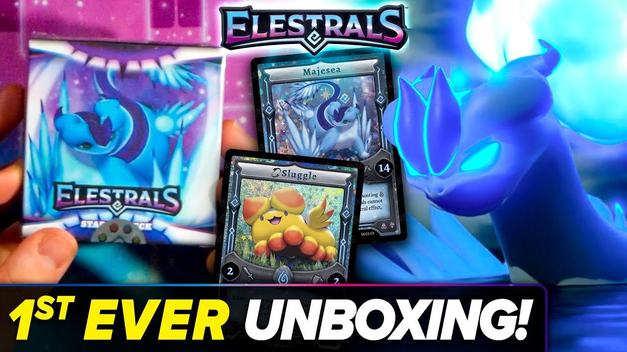 The FIRST EVER Elestrals MAJESEA🌊 Starter Deck Box Opening! - YouTube