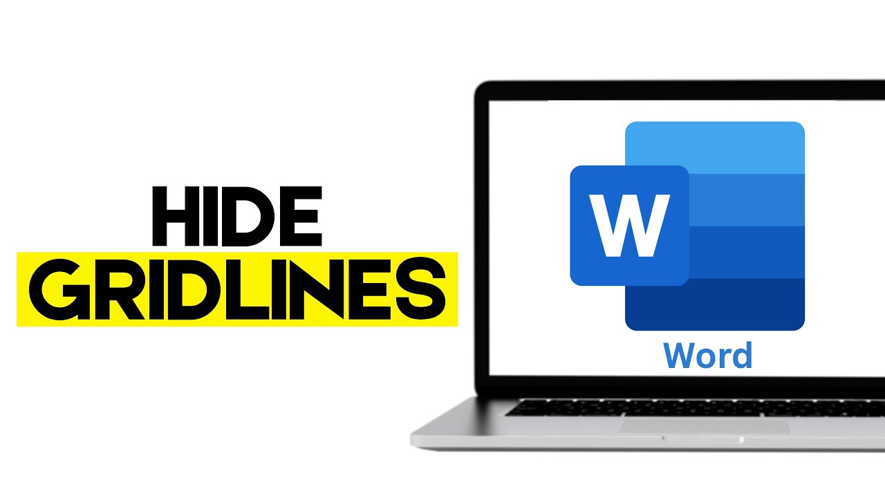 How to Hide Gridlines in Microsoft Word - YouTube