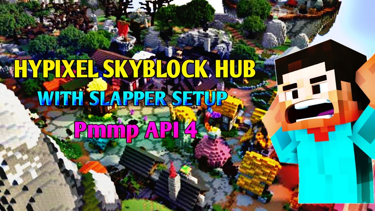 Hypixel Skyblock Hub With Slapper Setup Pmmp 4|•| Free Download - YouTube