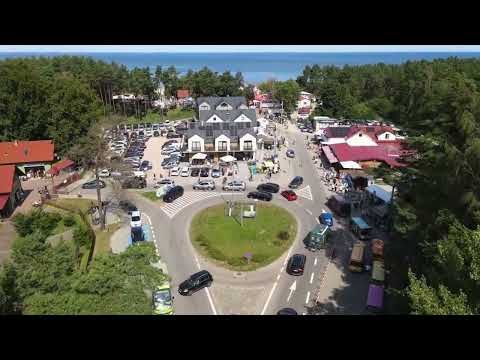 Jantar. Długi weekend na plaży. Zachwycający widok z drona!!!