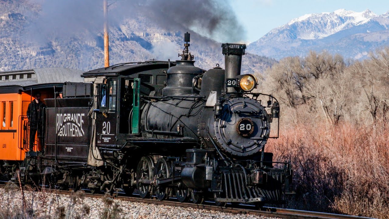 Return of Rio Grande Southern No. 20 to the Durango & Silverton - YouTube