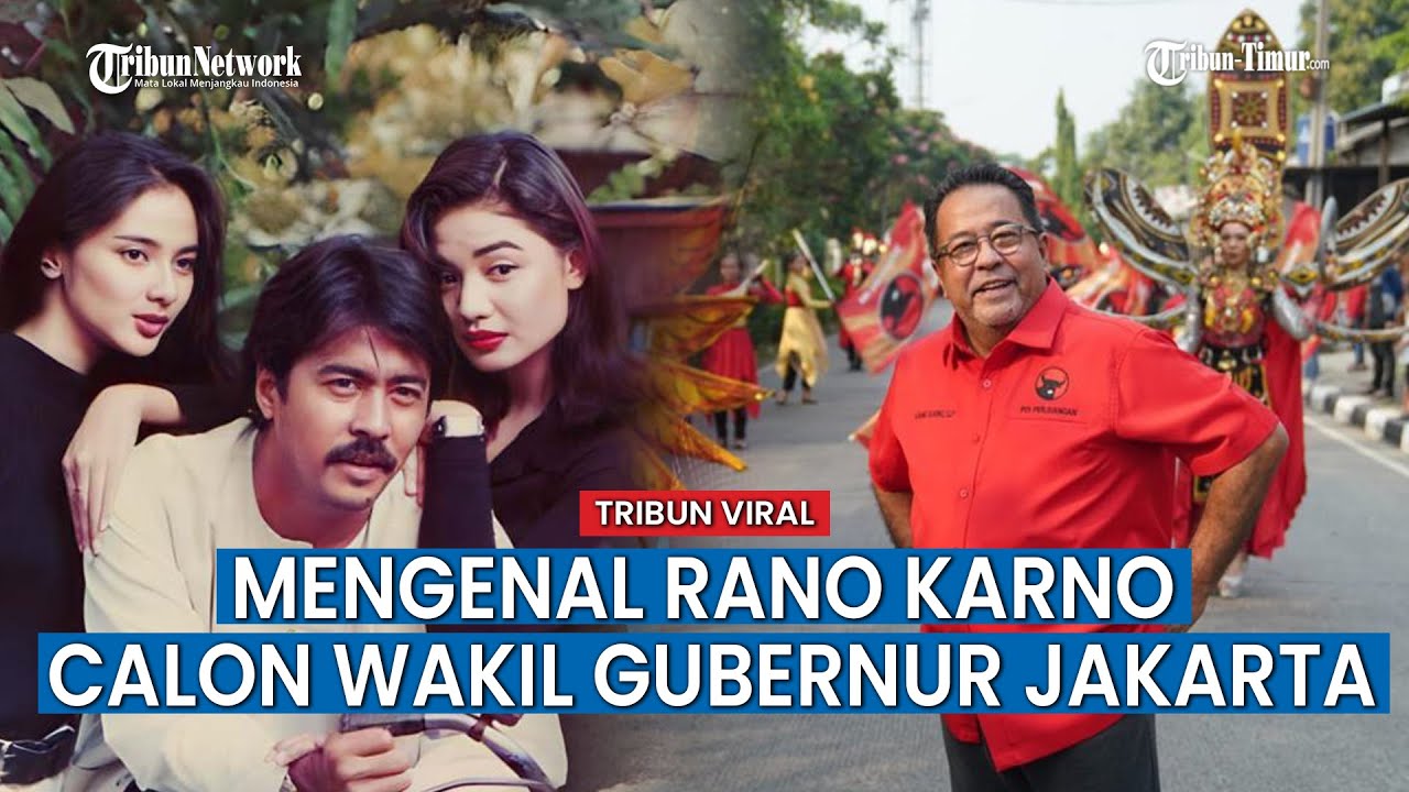 Profil Rano Karno Si Doel Cawagub Jakarta 2024, Awal Mula Masuk Dunia ...