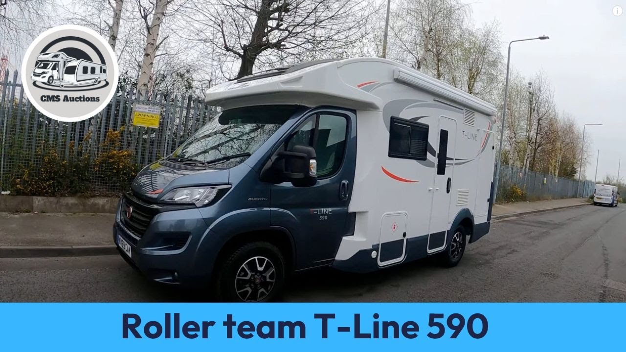 Roller team T-Line 590 - Motorhome Auction - YouTube