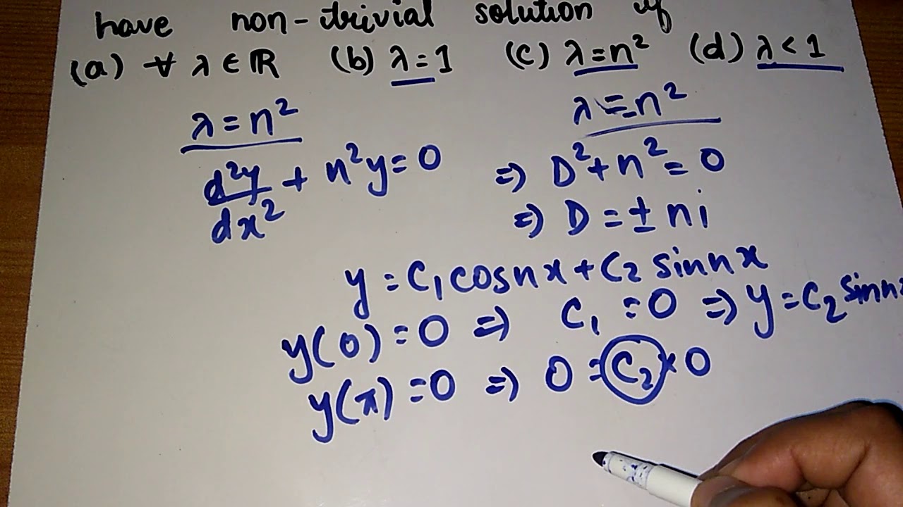 CSIR NET JUNE 2020 Mathematical Sciences Differential Equations Non csir-net-june-2020-mathematical-sciences-differential-equations-non