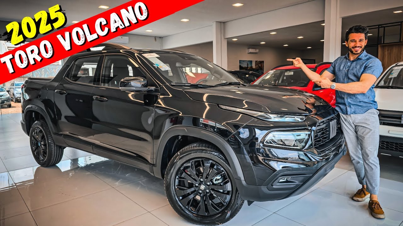 FIAT TORO VOLCANO 2025 turbo flex, review completo e PREÇO - YouTube