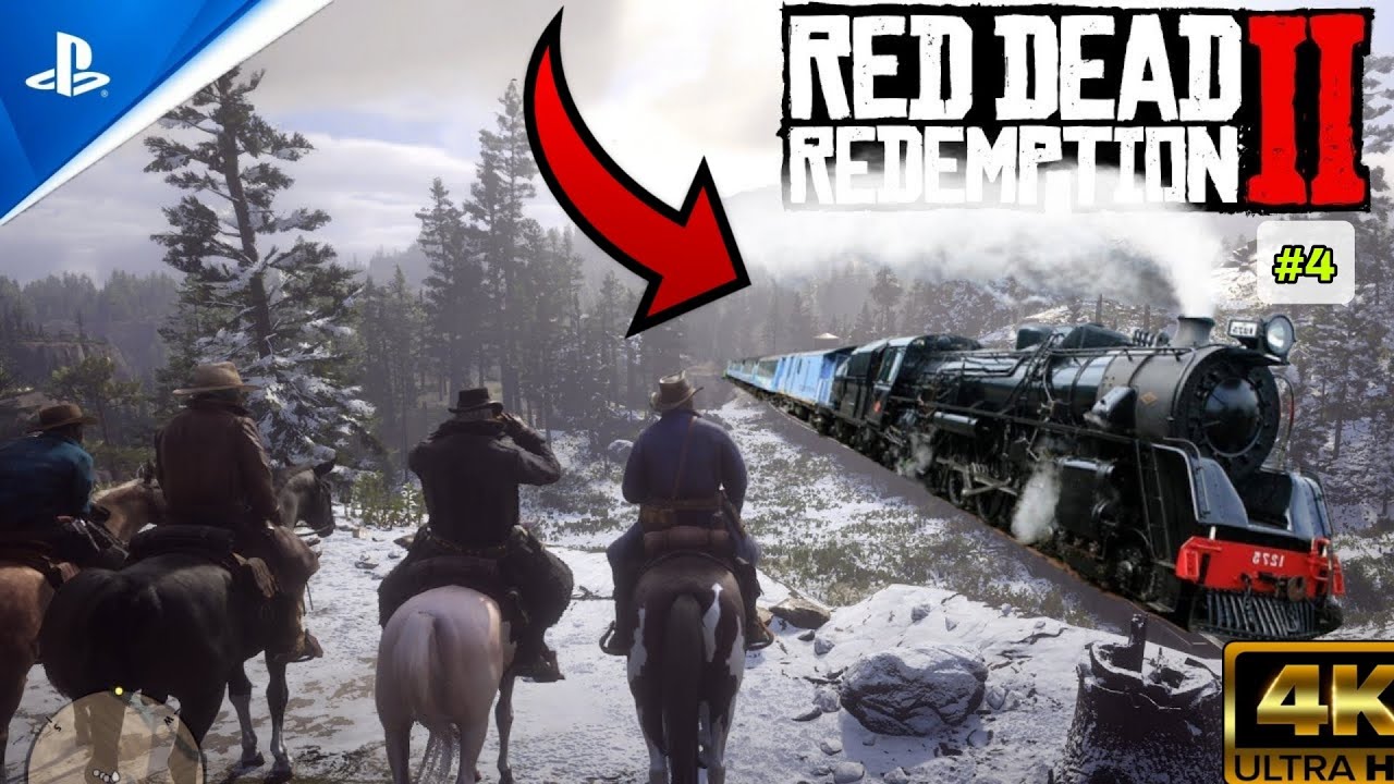 RDR 2 Train Robbery Scene - RDR 2. - YouTube