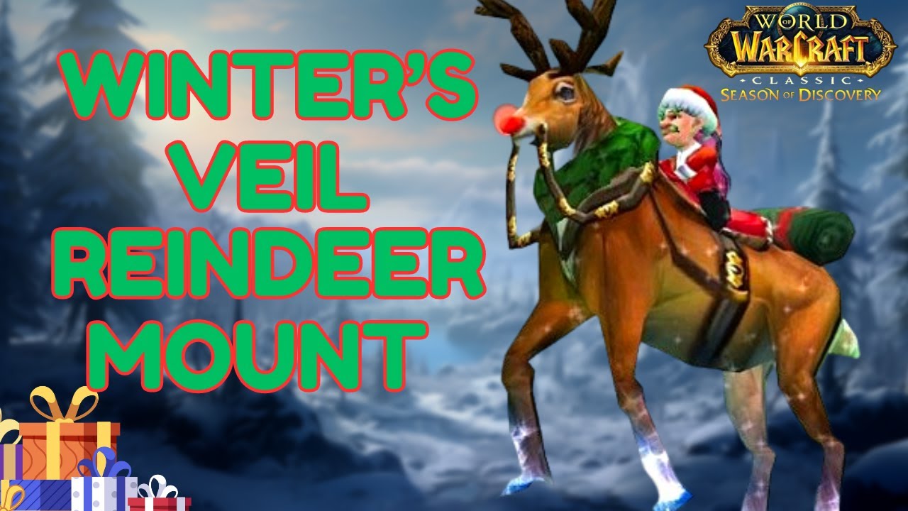How To Get The Reindeer Mount | Season of Discovery - YouTube