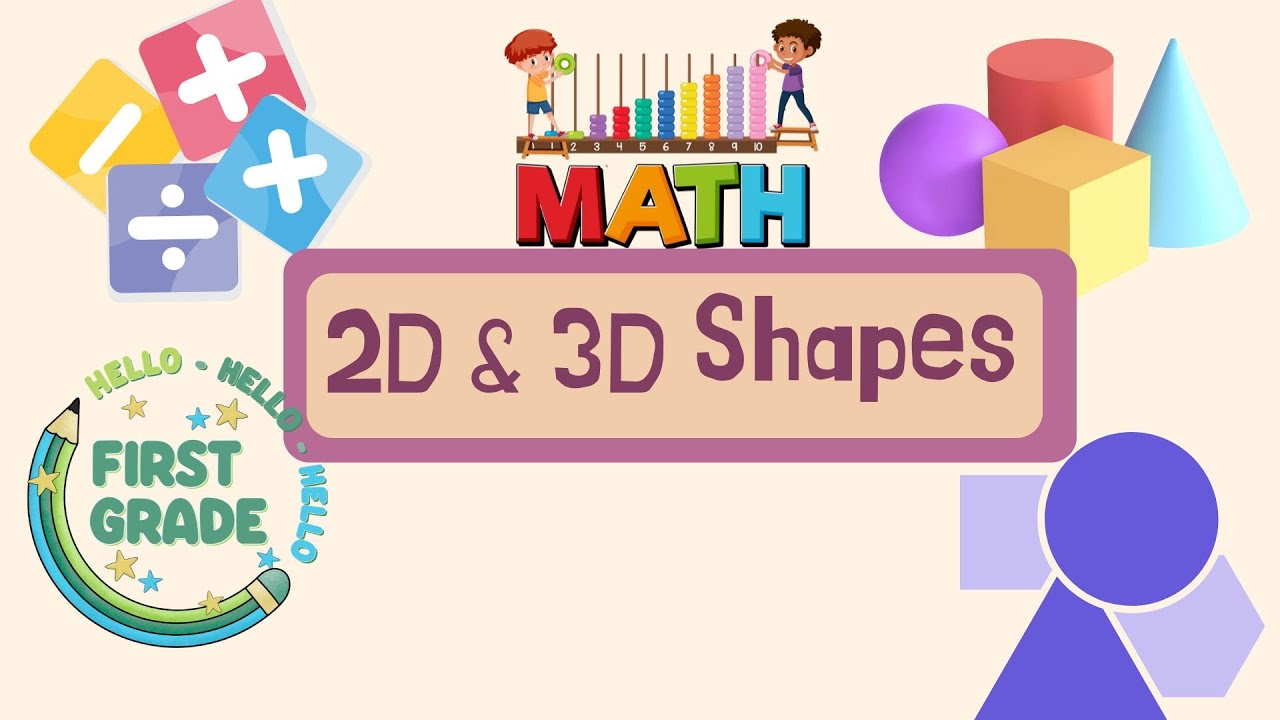 2D and 3D Shapes Lesson explainer - YouTube