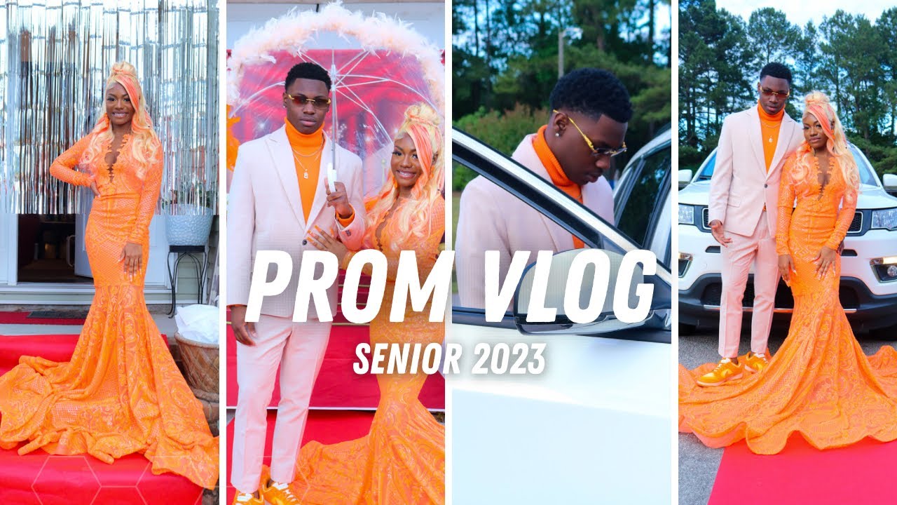 GRWM + VLOG: PROM EDITION (nails, hair, pictures etc) - YouTube