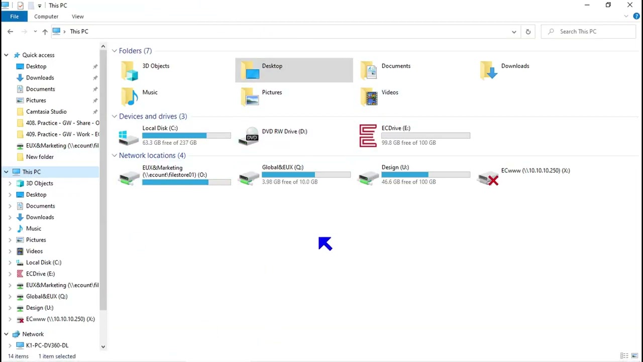 Practice - GW - Work - EC Drive - YouTube