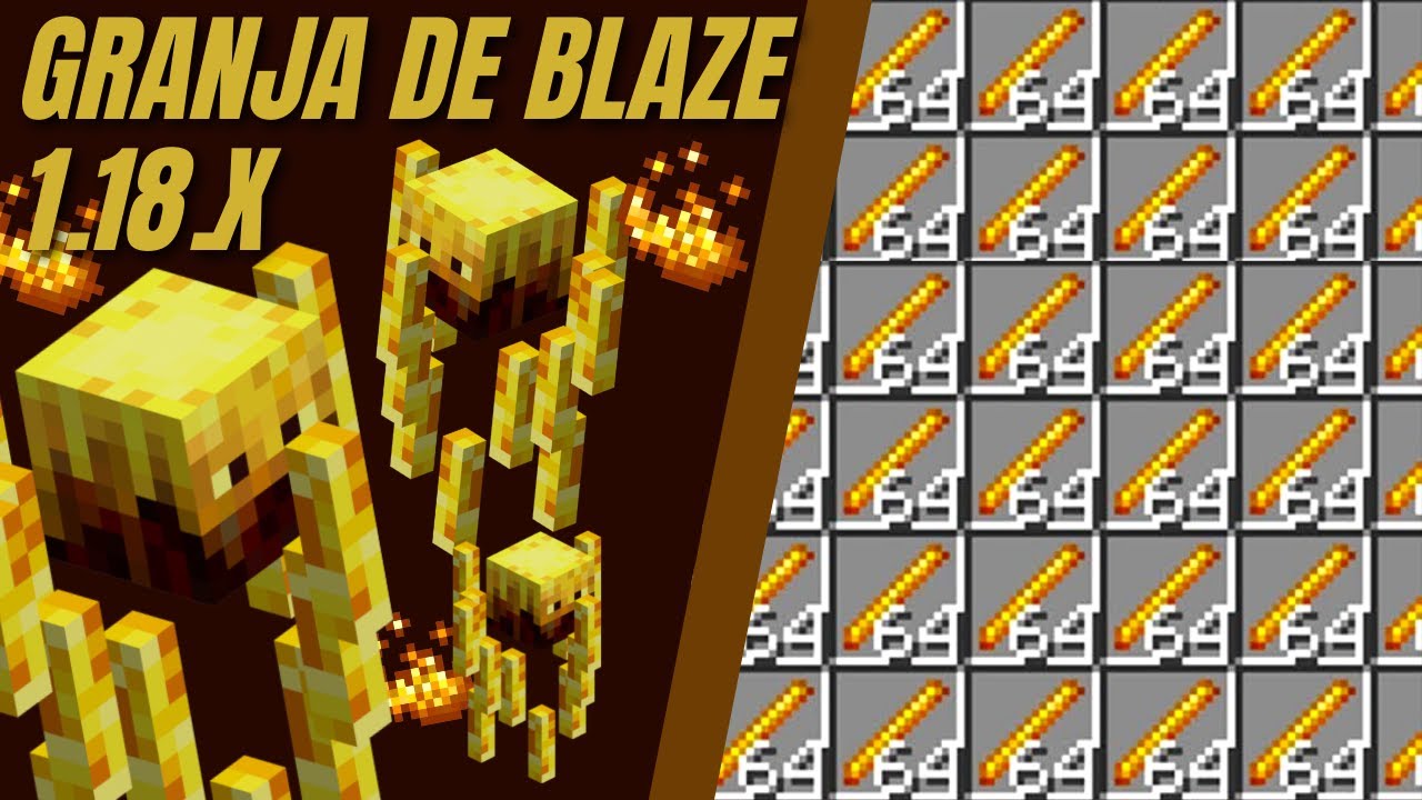 COMO HACER una GRANJA de BLAZE | 1.18 y 1.18.1 | MINECRAFT | TUTORIAL ...