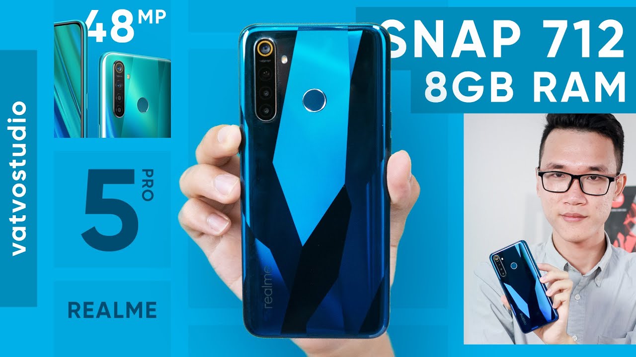 Đánh giá nhanh Realme 5 Pro (Realme Q): Camera 48MP, 8GB Ram - YouTube