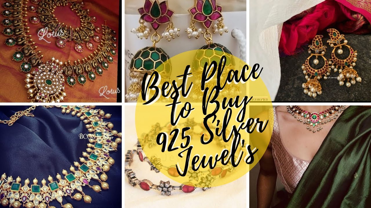 925 Silver Jewellery collection||Temple Jewellery Designs II Where to ...
