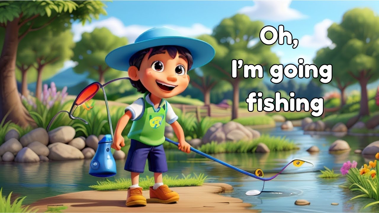 🎣 Oh, I'm Going Fishing! 🎣 Kids Fun Song || Nursery Rhyme || - YouTube