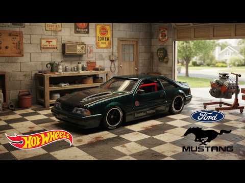 Custom 1992 Ford Mustang Hot Wheels  Full Interior & Exterior Paint Makeover  Diecast Custom
