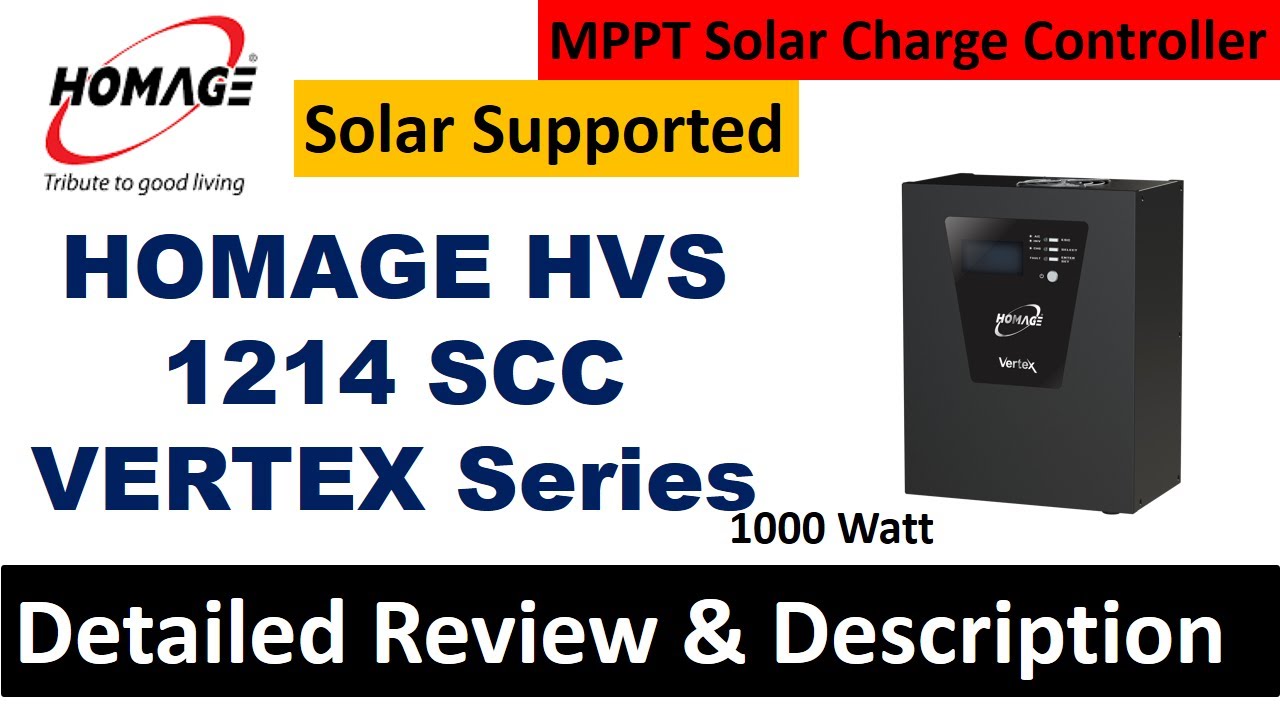 HVS 1214 SCC VERTEX SOLAR SUPPORTED INVERTER | Homage Inverter UPS ...
