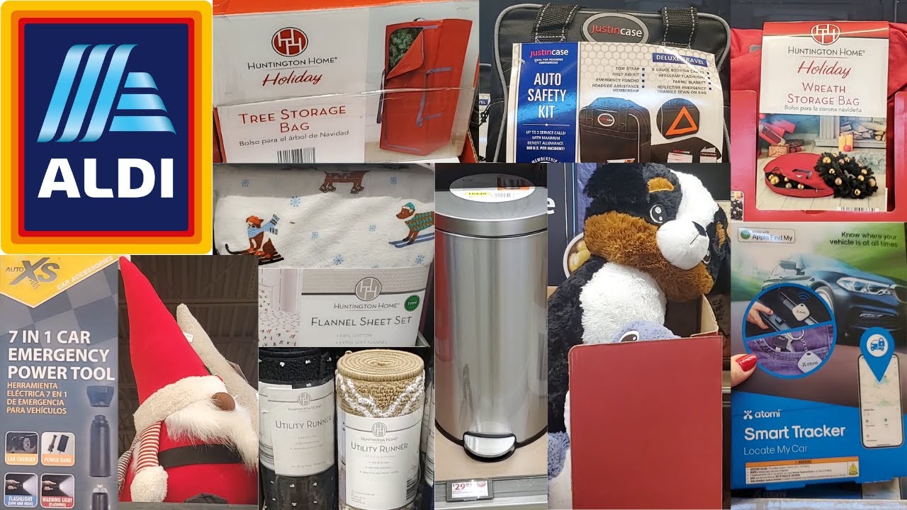 Aldi - Wonderful Storage & Organization Items + Festive Treats - YouTube