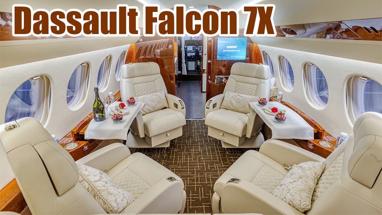 Inside $20 Million Dassault Falcon 7X | The Pinnacle of Private Jet ...