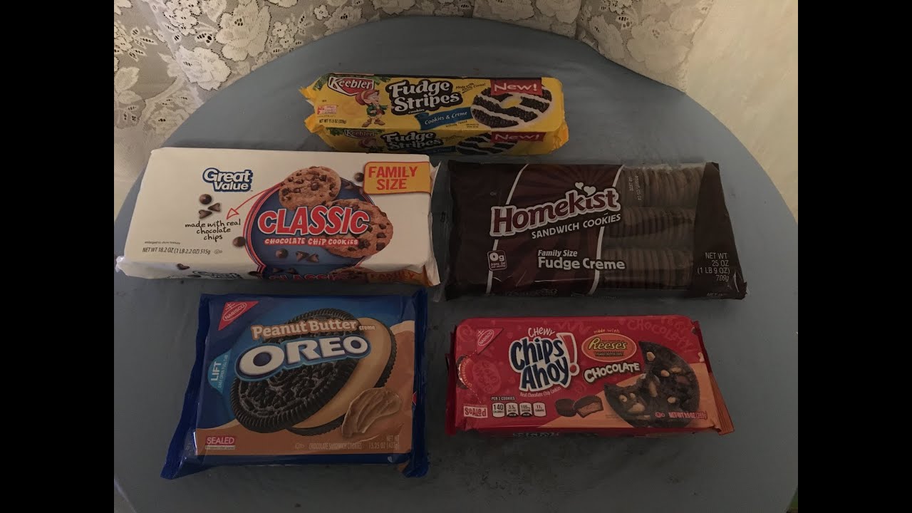 Assorted family of cookies challenge! - YouTube