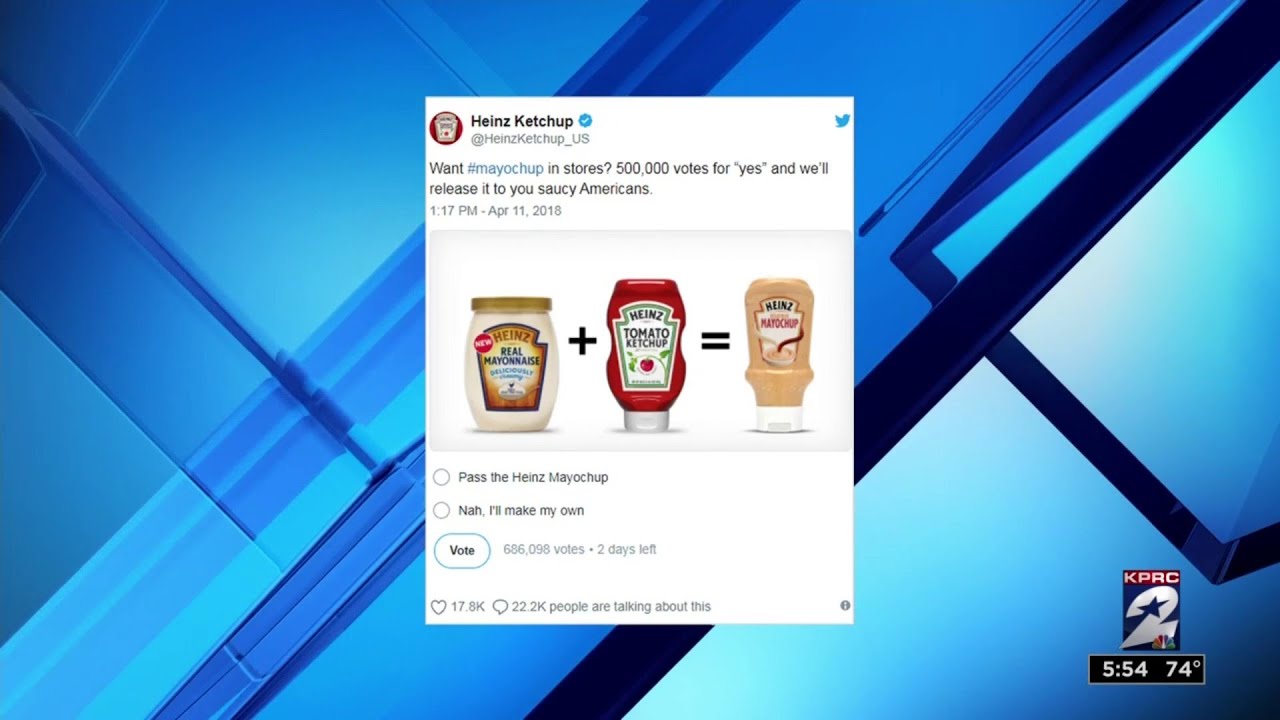 Consumer Headlines: Heinz launches mayochup - YouTube