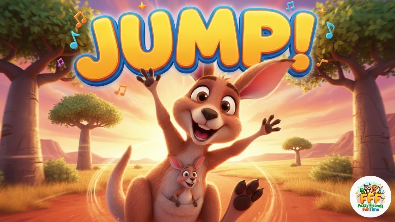 Kangaroo Dance Song | Get Kids Moving & Grooving 🦘 | Fun Toddler ...