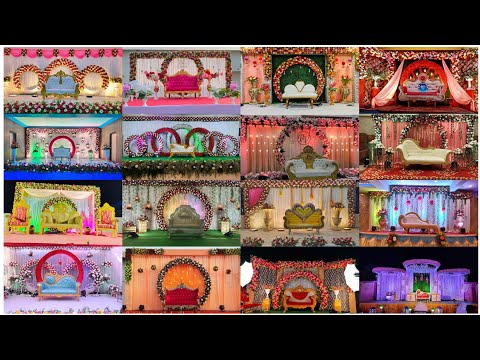 New Stage decoration design ideas | wedding stage decoration 2025 | Indian Wedding Stage decoration