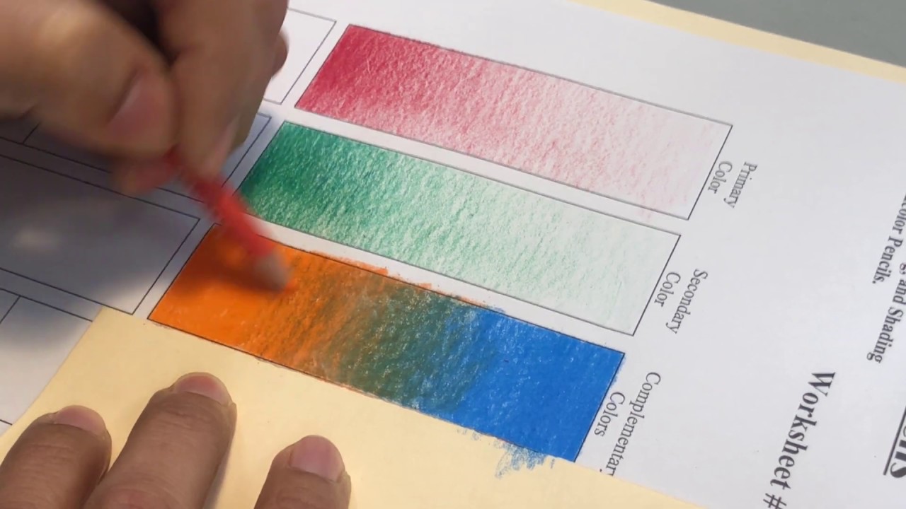Prismacolor Pencils Worksheet #2 Part 03 - YouTube