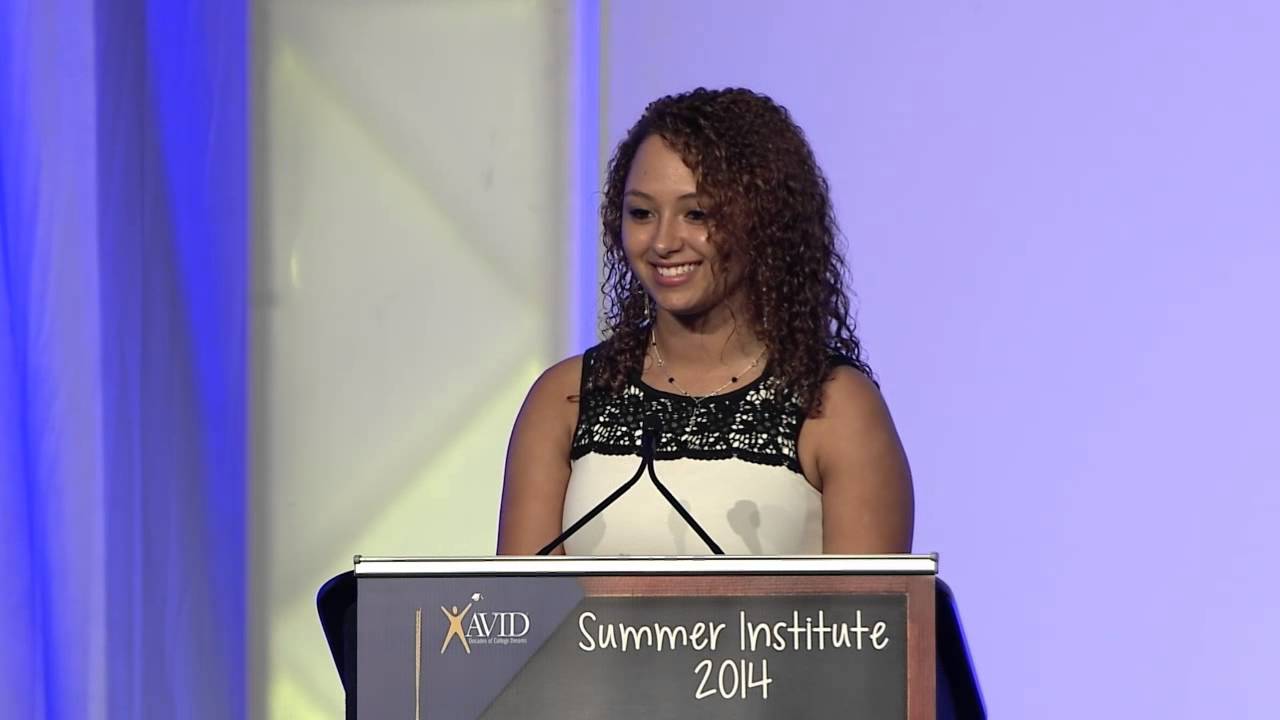 Jayde Smith - AVID Sacramento Summer Institute 2014 - YouTube