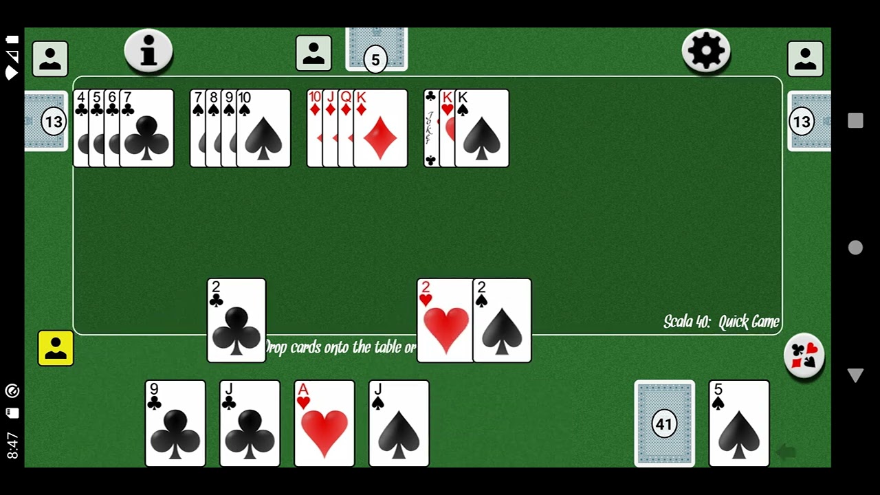Scala 40 Android Game App - YouTube