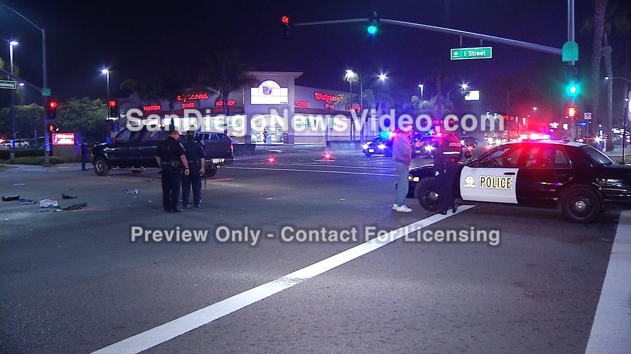 11 08 PEDESTRIAN RUN DOWN AFTER STEPPING INTO TRAFFIC SD 480p - YouTube