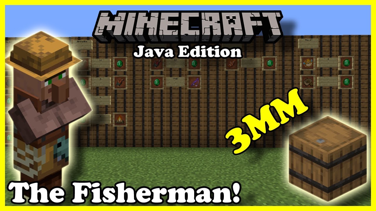 All About The Fisherman! *Minecraft Java Edition Only* [3MM] - YouTube
