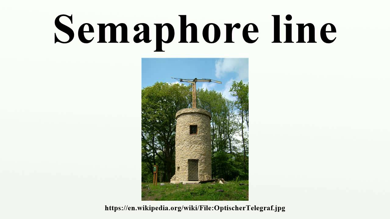 Semaphore line - YouTube