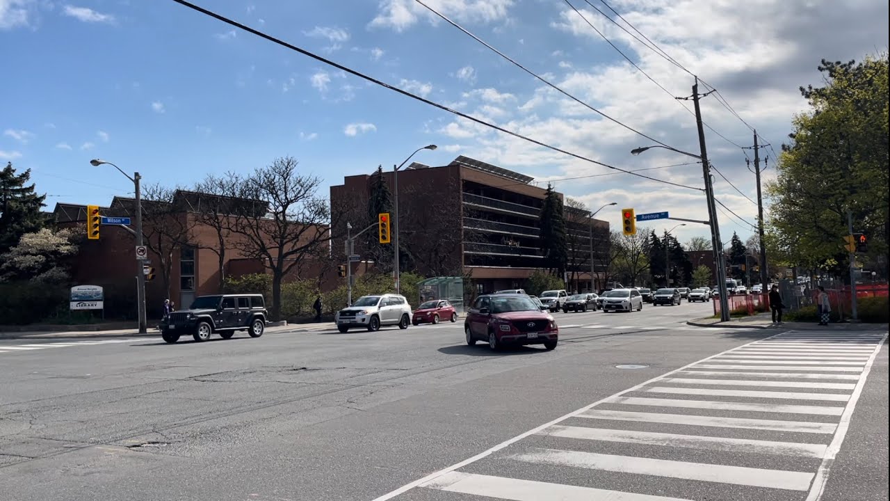 Toronto Walk: Walking Along Wilson Ave from Avenue Rd to Transit Rd by ...