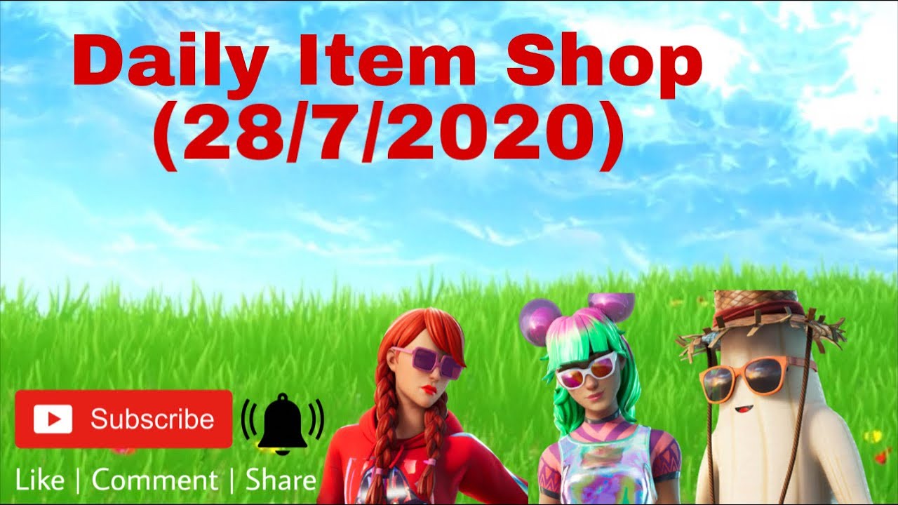 Fortnite Item Shop - 28 July 2020 (Summer Legends pack) - YouTube
