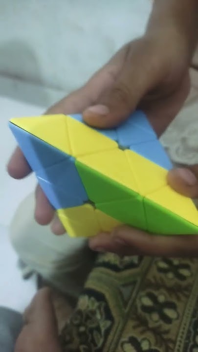 how solve traingle rubiks cube - YouTube