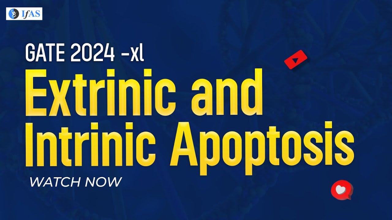Extrinsic & Intrinsic Apoptosis Path | Fast Revision Series | GATE BT ...