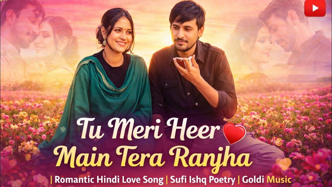 Tu Meri Heer Main Tera Ranjha ️ | Romantic Hindi Love Song | Sufi Ishq ...