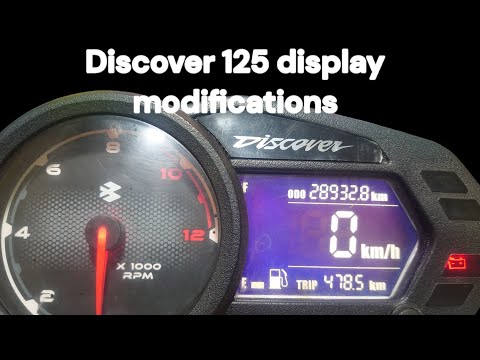 Discover 125 display modifications | Ma meter servecing center | Bike ...