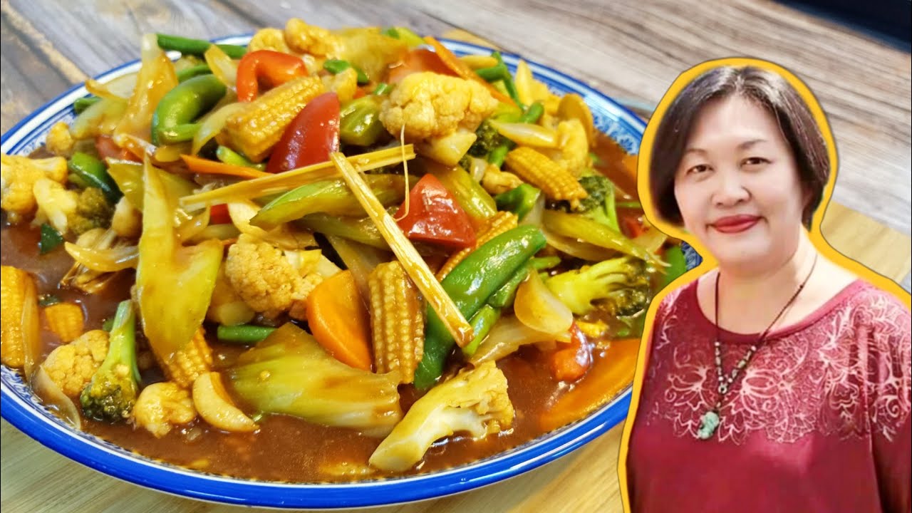 Paprik Vegetables with Shrimps | 泰式辣椒炒菜 | Paprik Udang Sayur Campuran ...
