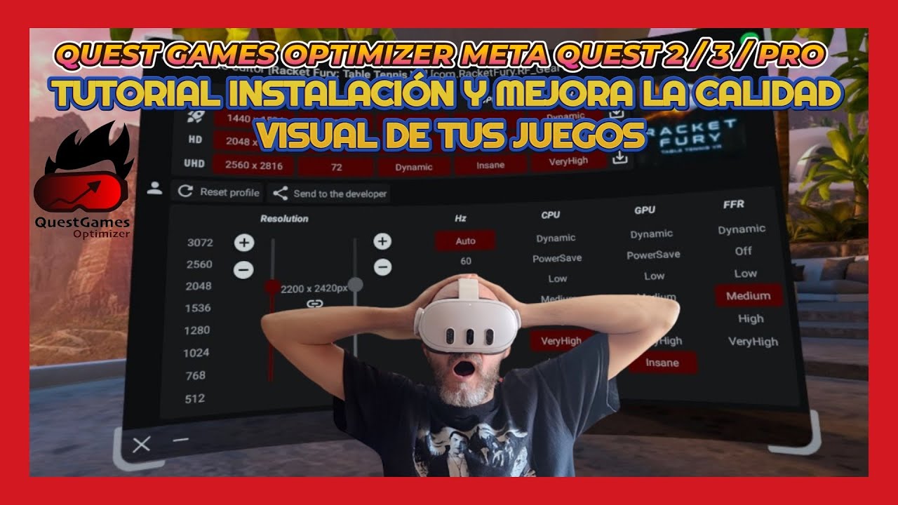 META QUEST 2 / 3 / PRO MEJORA LA CALIDAD VISUAL DE TUS JUEGOS FÁCIL ...