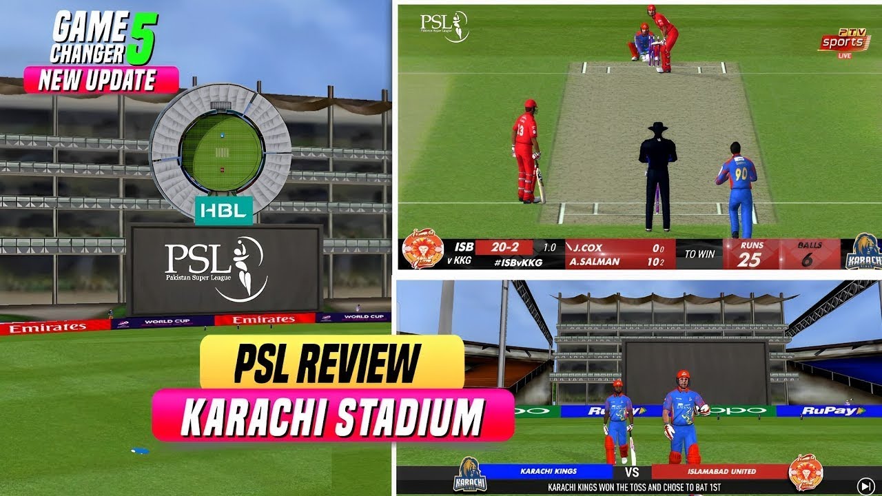 I Started PSL IN GAME CHANGER 5 Live stream - YouTube