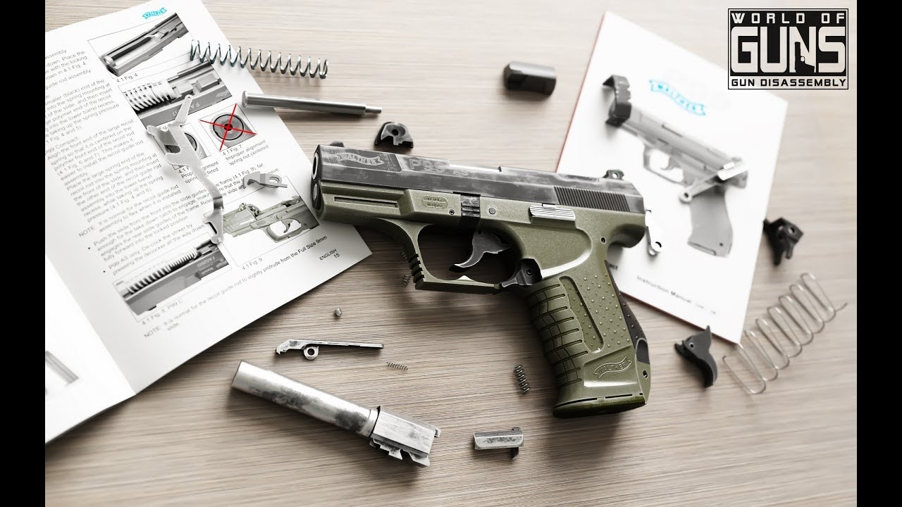 [World of GUNS]Operation and Disassembly of Walther P99 Pistol - YouTube