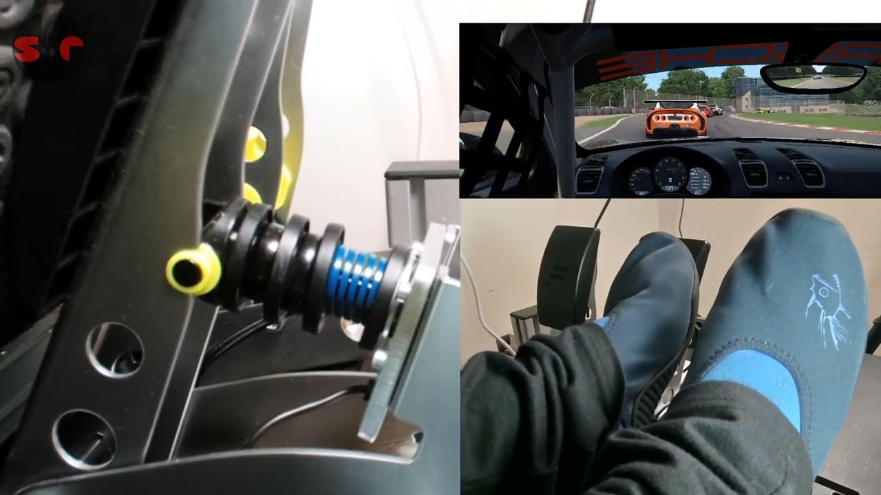 Fanatec CSL Load Cell DIY Spring MOD in action! - YouTube